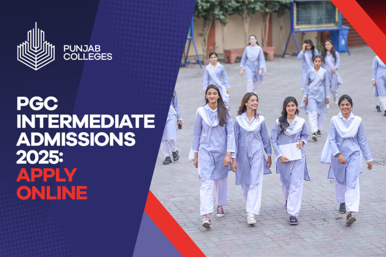 PGC Intermediate Admissions 2025 - Punjab Colleges | The Largest Educational Network in Pakistan